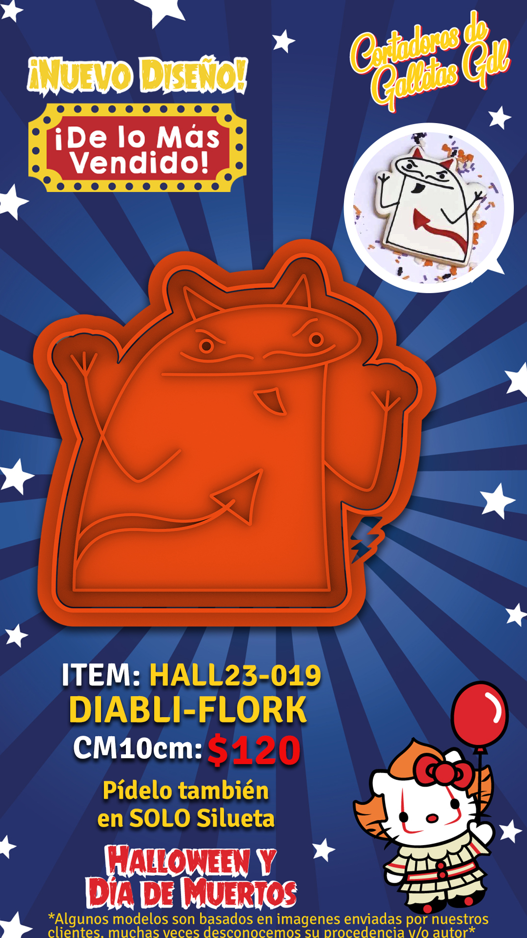 Diabli-Flork - Cortadores de galletas GDL