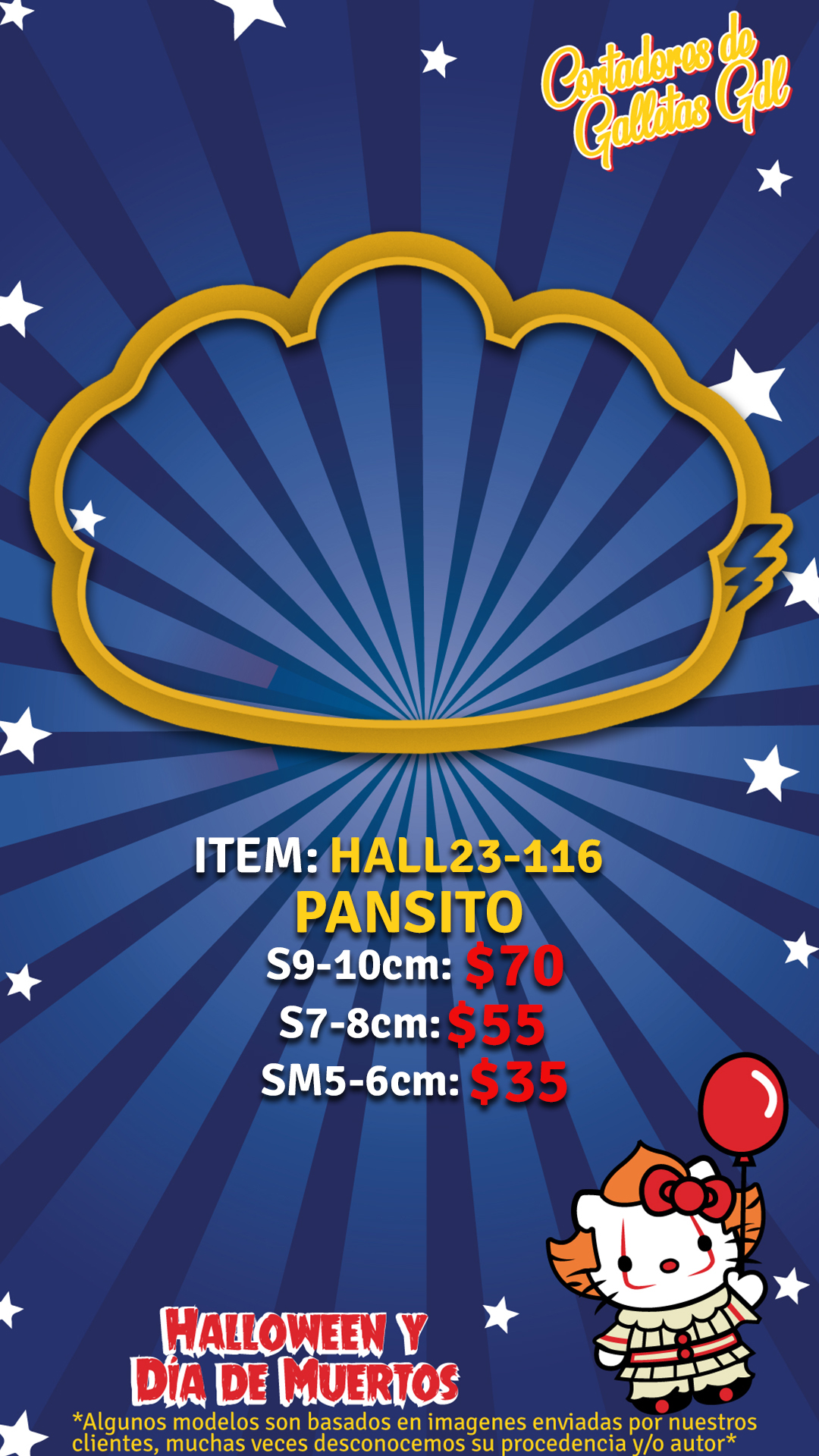 Pansito - Cortadores de galletas GDL