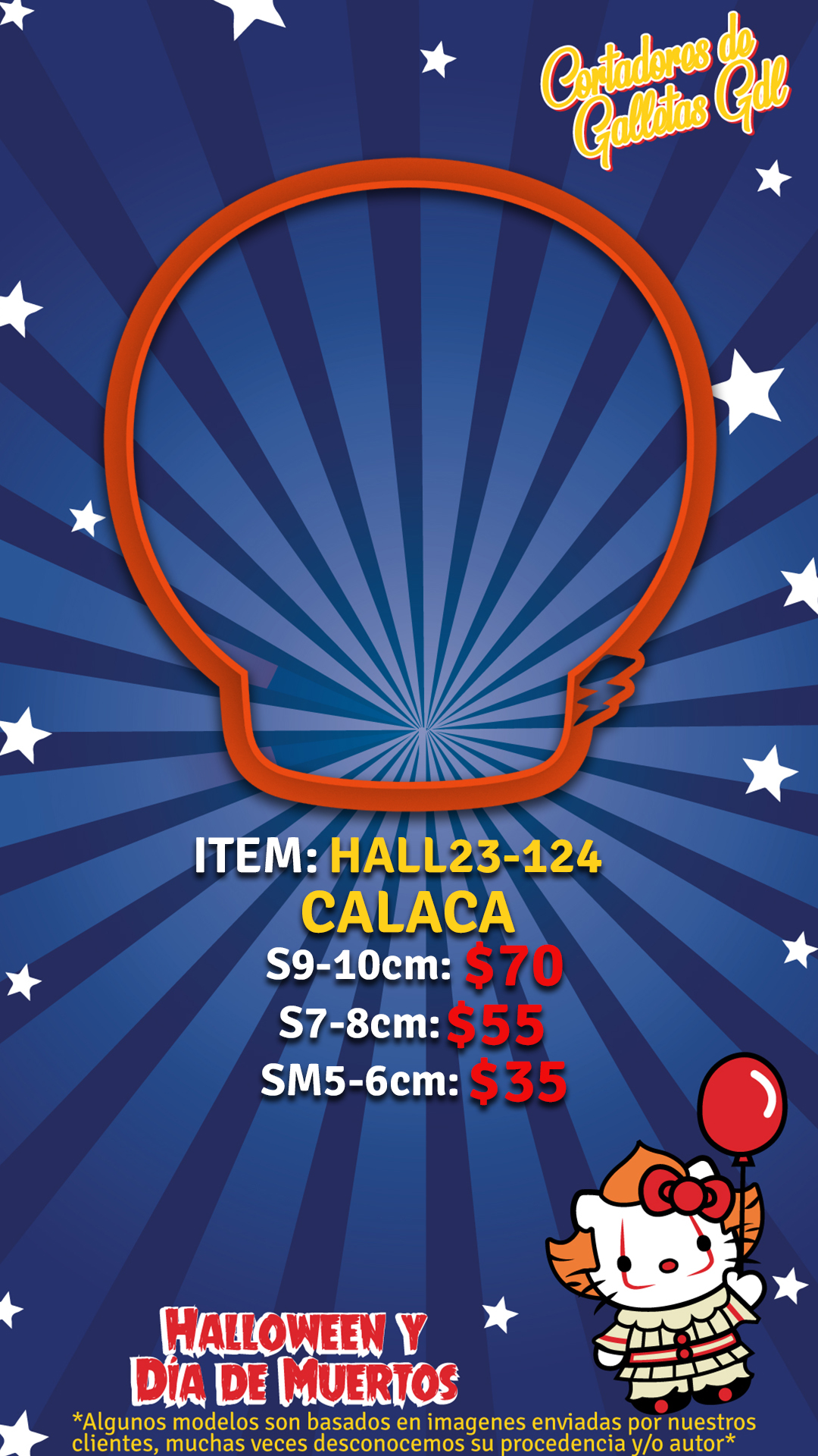 Calaca - Cortadores de galletas GDL