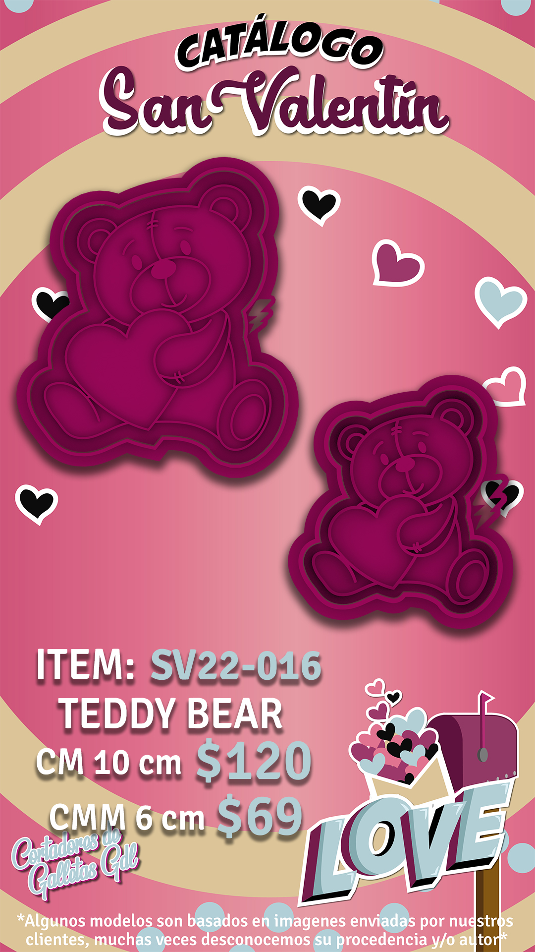 Teddy Bear - Cortadores de galletas GDL