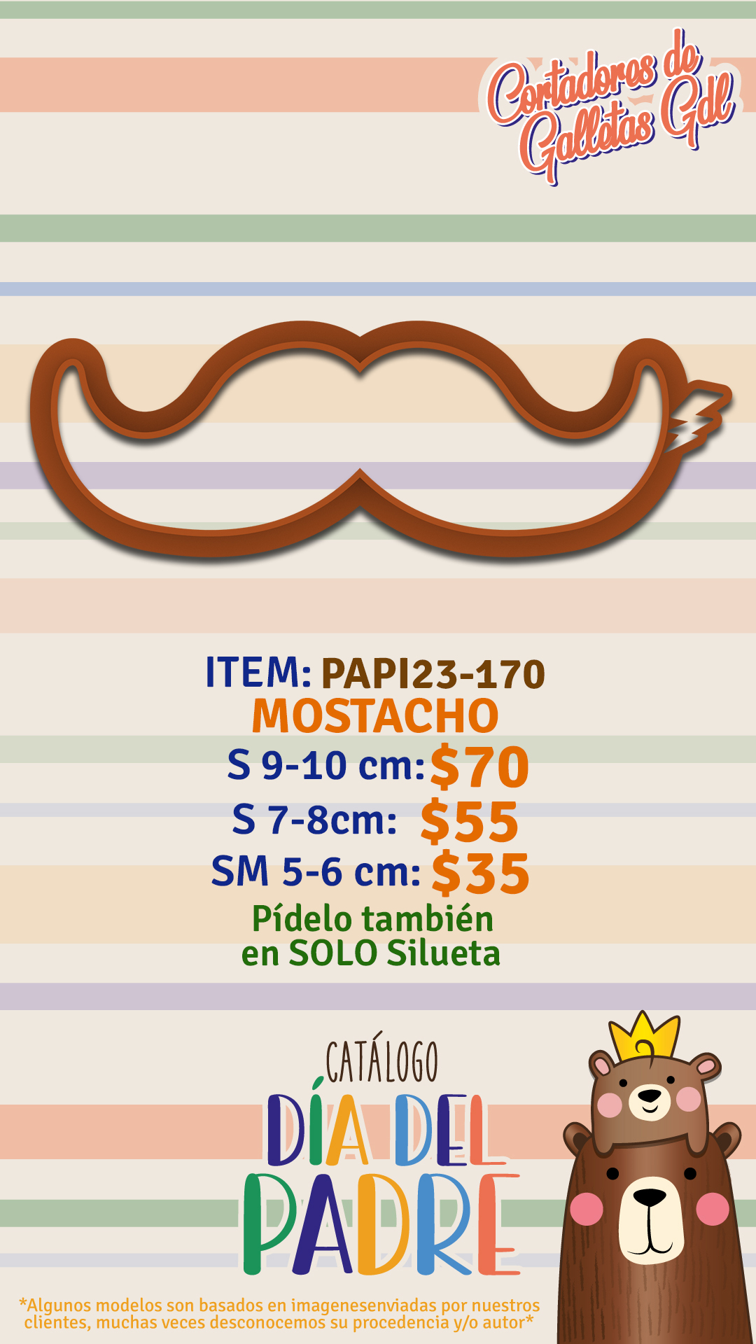 Mostacho - Cortadores de galletas GDL