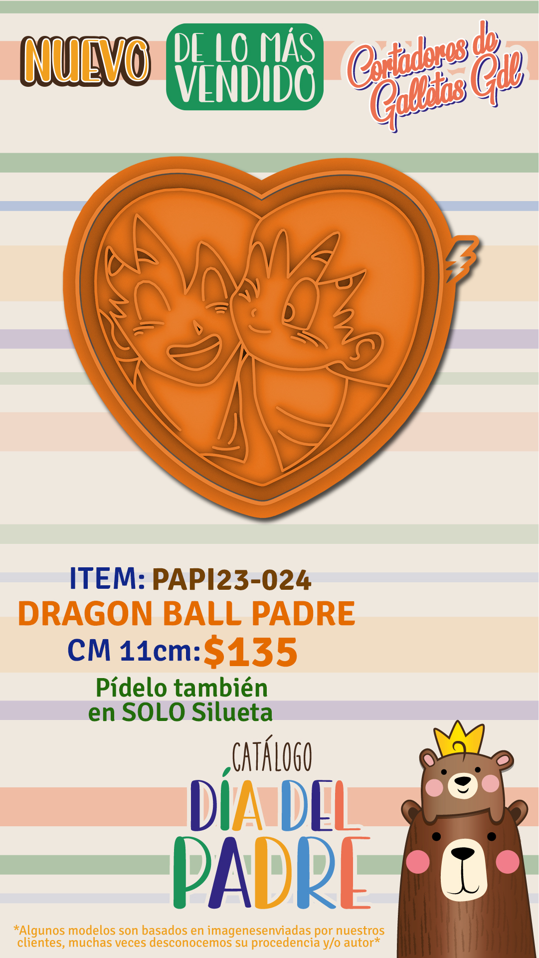 Dragon ball padre - Cortadores de galletas GDL