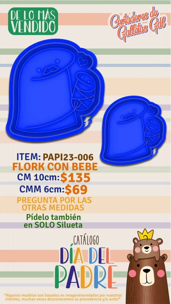 Flork con bebe - Cortadores de galletas GDL