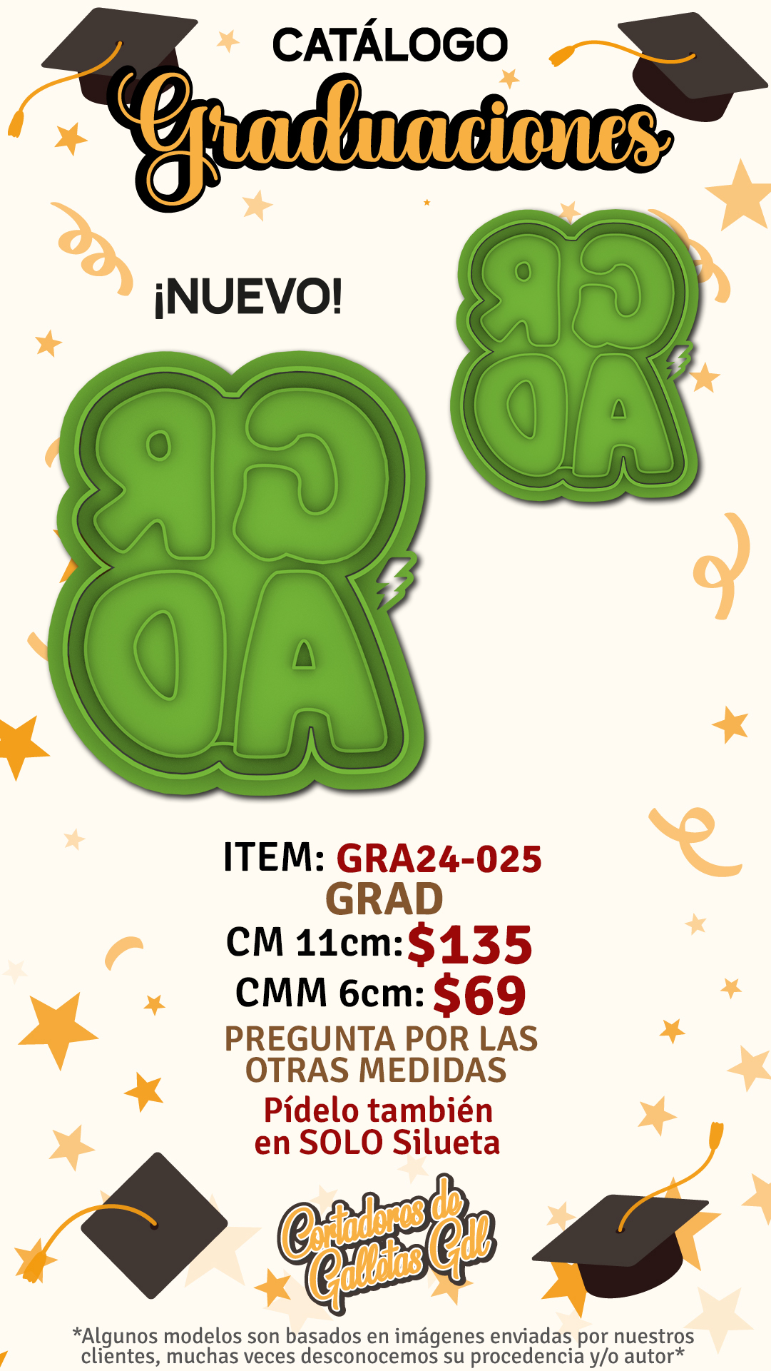 Grad - Cortadores de galletas GDL