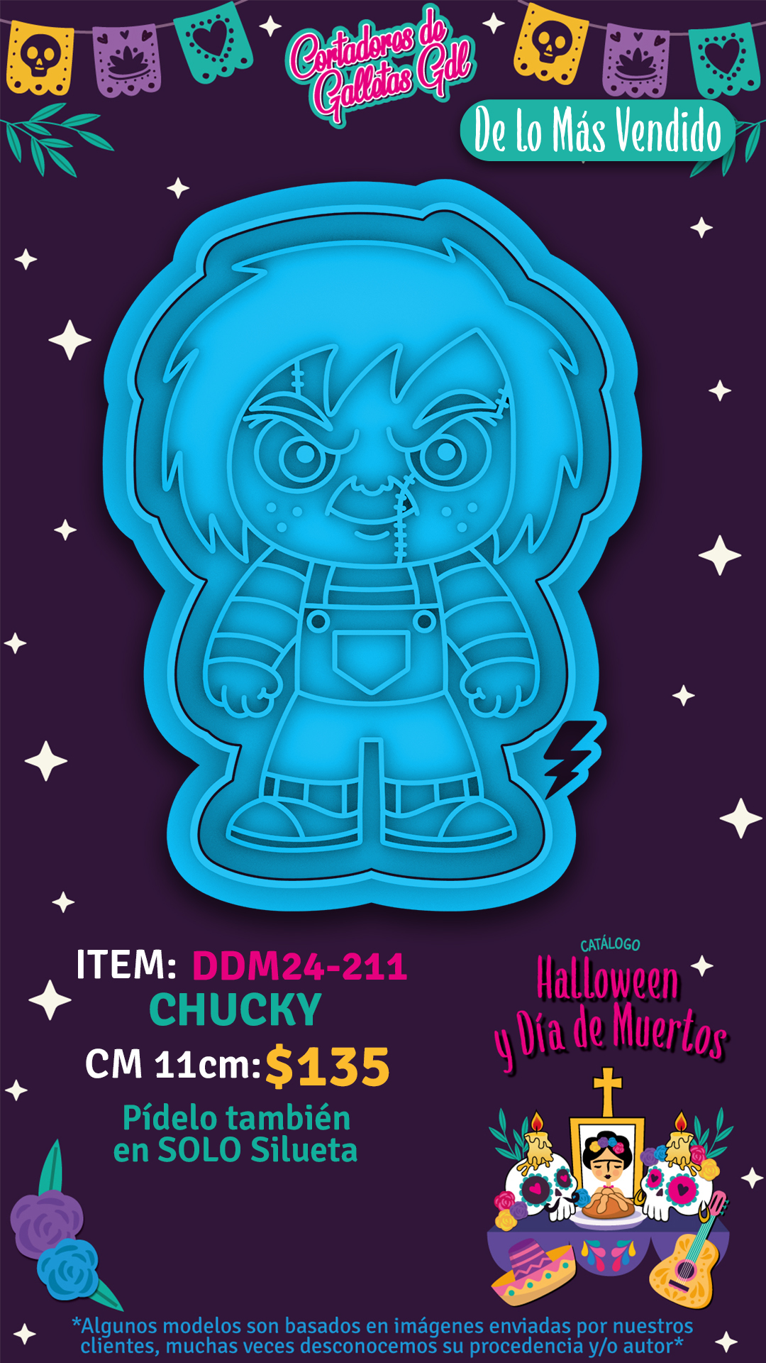 Chucky - Cortadores de galletas GDL