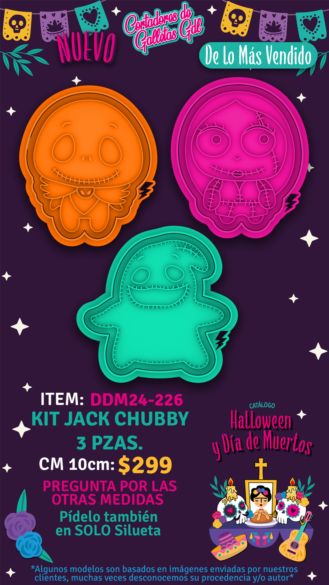 Kit Jack Chubby - Cortadores de galletas GDL